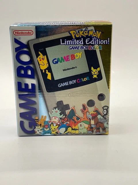NINTENDO GAME BOY Color Pokemon Gold and Silver Edition Handheld System ...