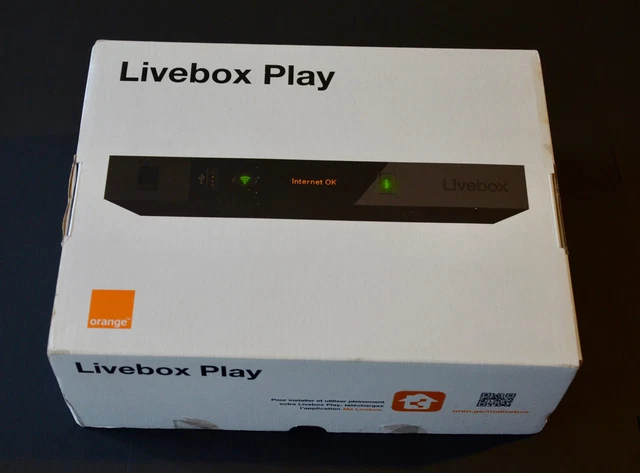 LIVEBOX PLAY ORANGE modem wifi dans boîte d'origine bloc alimentation ...