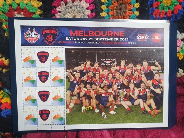 MELBOURNE DEMONS Afl Grand Final Stamps Ses 2021 In Presentation Pack ...