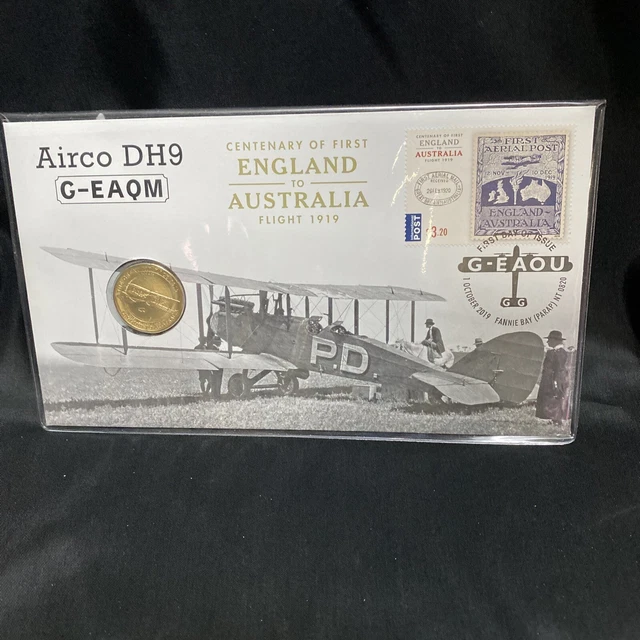 PNC AUSTRALIA 2019 First England to Australia Flight Centenary Airco ...