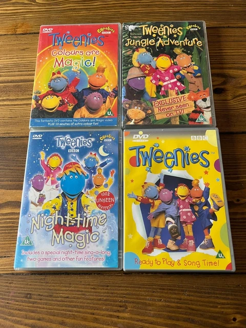 TWEENIES DVD BUNDLE Ready To Play, Song Time, Jungle Adventure, Night ...