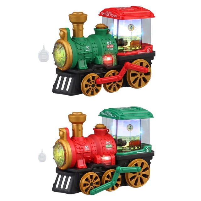 ELECTRIC TRAIN TOY Locomotive Electric Steam Engine for Girls Ages 3 ...