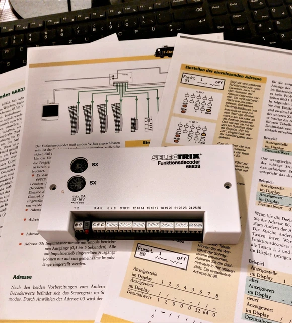 MODELLBAHN DIGITALSTEUERUNG SELECTRIX Trix Funktionsdecoder 66828 EUR 15,00 - PicClick DE