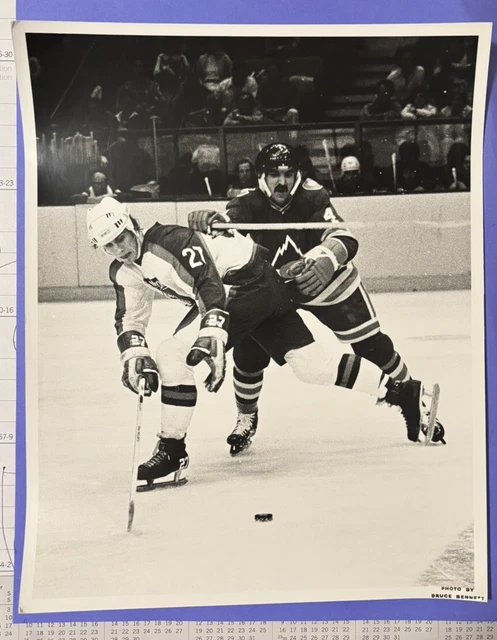 RANGERS VS ROCKIES TYPE 1 PHOTO 8x10 Mike McEwen Steve Durbano '76-77 Vintage $25.00 - PicClick CA