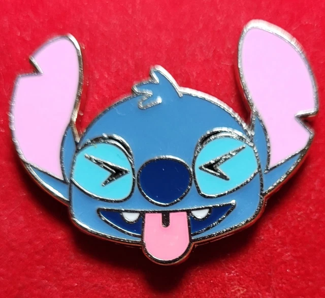 DISNEY TRADING PIN, Lilo & Stitch, Stitch Sticking Out Tongue, Emoji ...