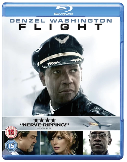 FLIGHT (BLU-RAY) DENZEL Washington John Goodman Kelly Reilly Melissa ...