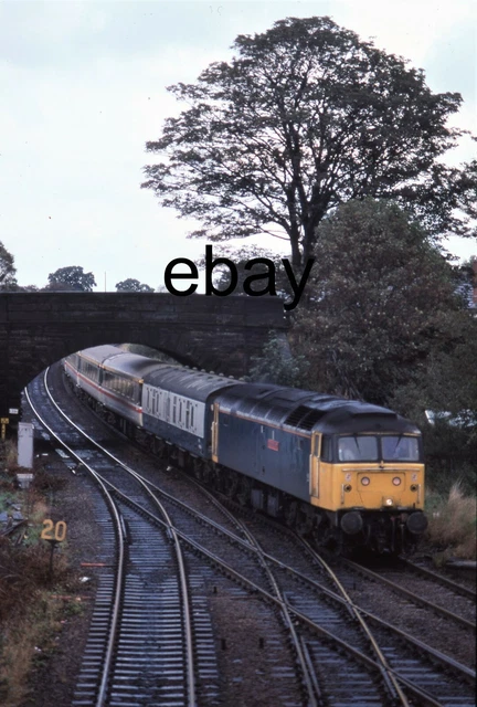 35MM RAILWAY SLIDE- BR Diesel Electric Class 47. 47845 @ Helsby £2.99 ...