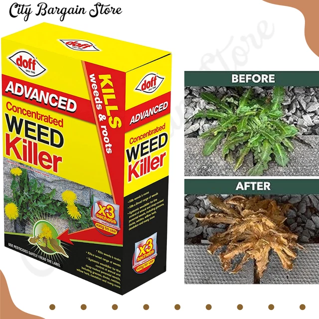 DOFF ADVANCED WEED Killer Sachets Weeds Willow Herb Dandelion ...