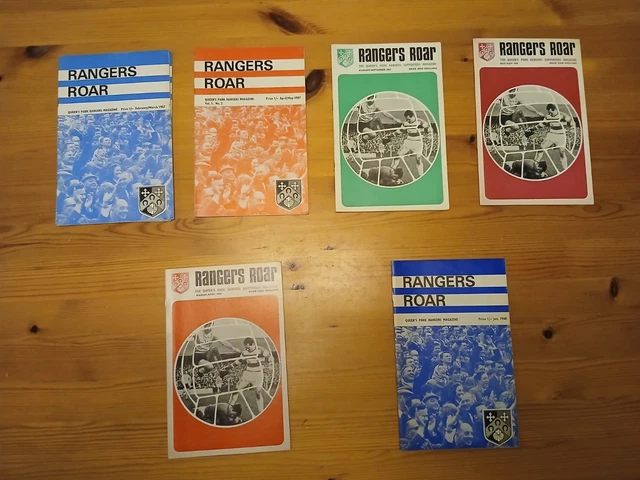 RARE: QPR 'RANGERS Roar' Supporters Club magazine job lot £16.15 ...