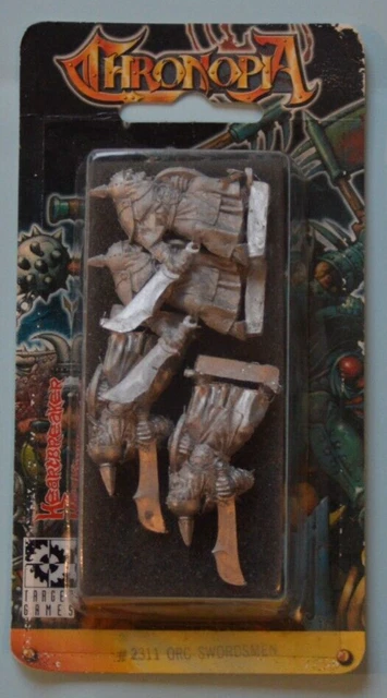 CHRONOPIA MINIATURES ORC SWORDSMEN (4) Fantasy Wargame 2311 £12.00 ...