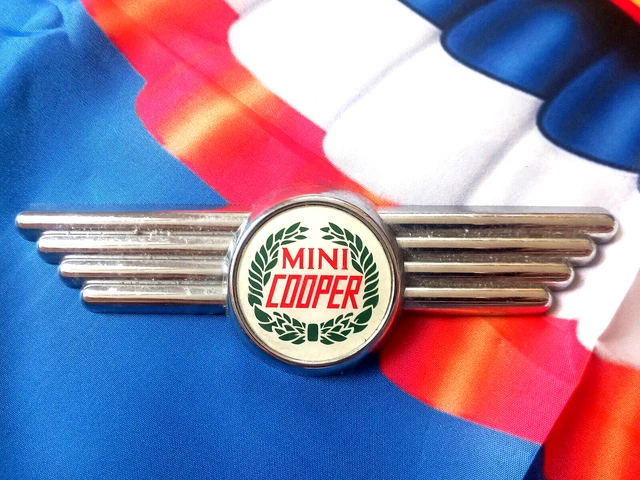 CLASSIC MINI COOPER S Mpi Bonnet Boot Badge Genuine Rover S Works CLASSIC MINI COOPER S Mpi Bonnet Boot Badge Genuine Rover S Works