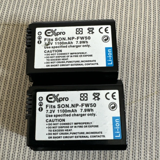 EXPRO SONY NP-FW50 BATTERY £9.00 - PicClick UK