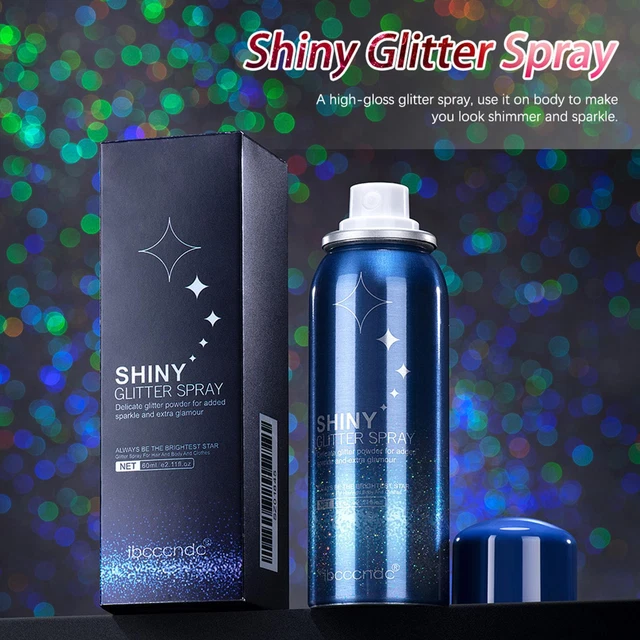 HAIR BODY GLITTER Spray Nightclub Party Body Starry UK B8E3 Glitter ...