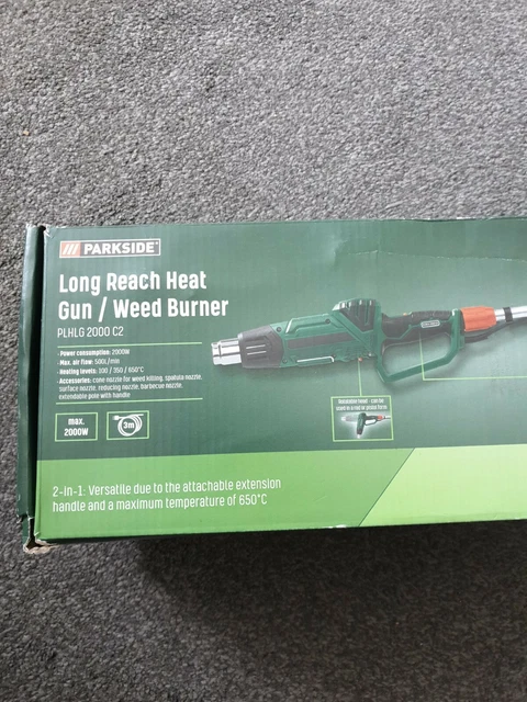 PARKSIDE LONG REACH Heat Gun / Weed Burner £28.95 - PicClick UK