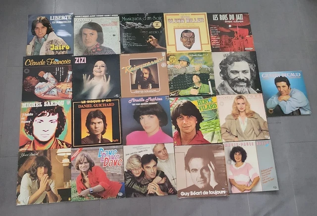 LOT DE 21 vinyles 33 tours EUR 50,00 - PicClick FR