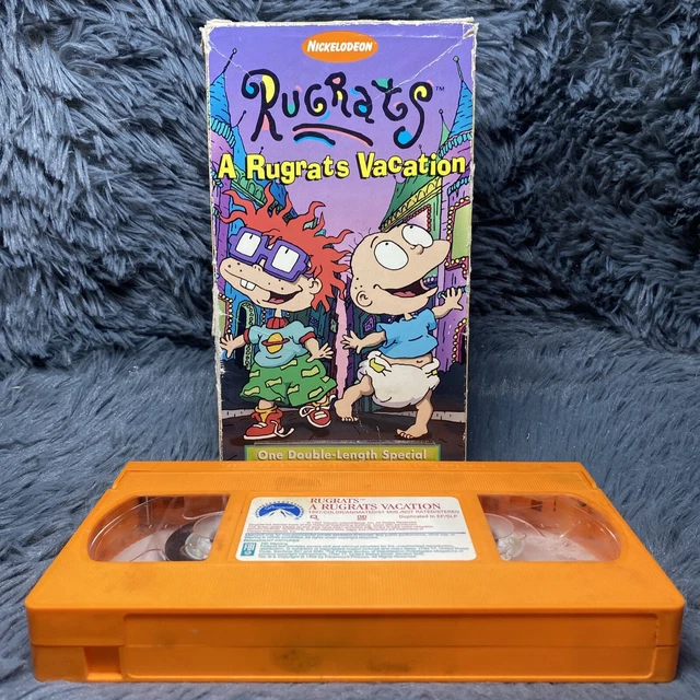 RUGRATS A Rugrats Vacation VHS 1997 Nickelodeon Orange Tape Classic ...