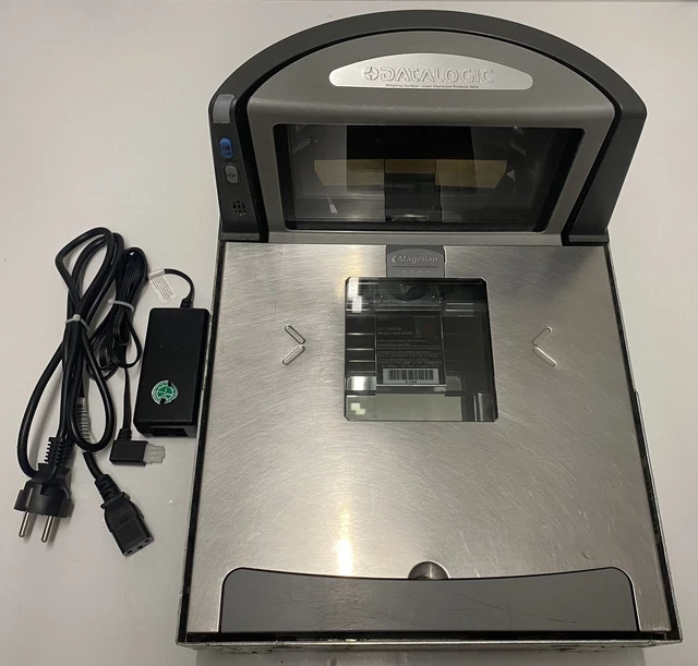 SCANNER DE TABLE Datalogic Magellan 8400 avec balance Mettler Toledo P502 15 kg EUR 130,00 ...