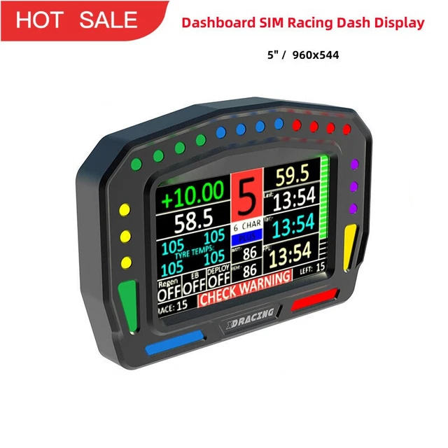 XDRACING YB5 5& Dashboard SIM Racing Dash Display RC Simulator for ...