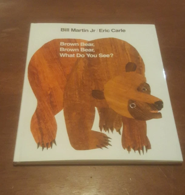 SIGNED ERIC CARLE Brown Bear Brown Bear What Do You See Hungry ...