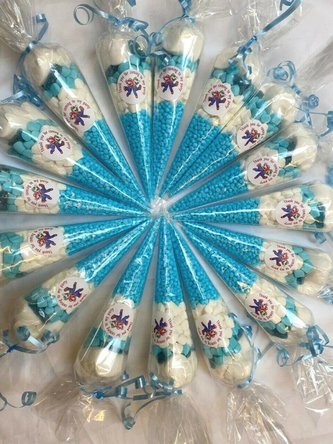 SUPER MARIO INSPIRED Themed Party Bag Filler Candy Sweets Cone Blue £6. ...
