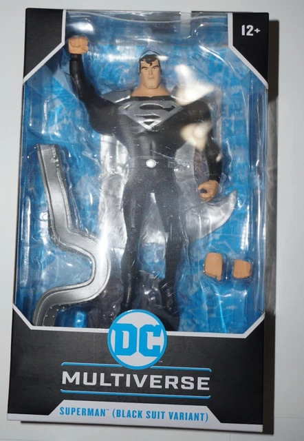 Mcfarlane Toys Dc Multiverse Superman Black Suit Animated 7 Figure