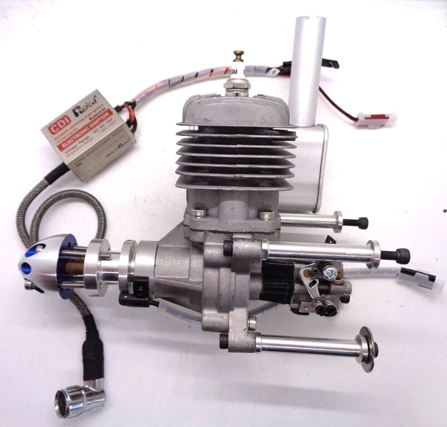 AGM 30CC BENZINMOTOR mit Schalldämpfer für Modellflugzeug + Zündpaket ...