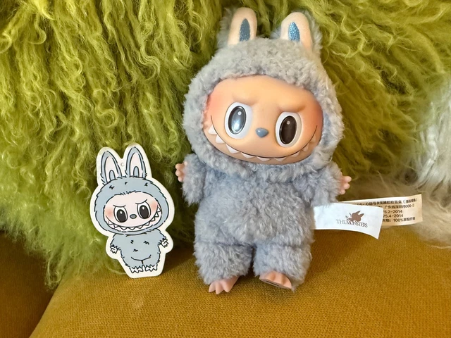 GENUINE POP MART Labubu with card - Monsters exciting Macaron - Sea ...