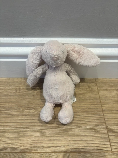 JELLYCAT - BASHFUL Bunny Beige Comforter With RattleCuddly Stuffed Soft Toy 11" £15.00 - PicClick UK