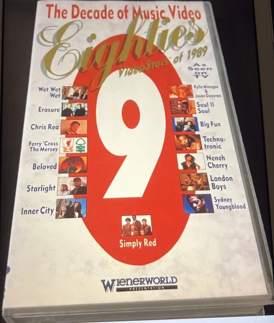 THE DECADE OF Music Video Vhs Rare Eighties Stars Of 1989 Pop Music Wet ...