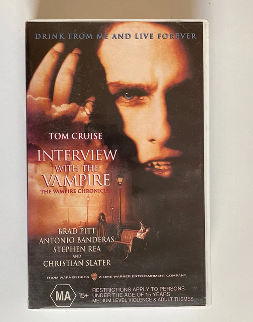 INTERVIEW WITH A Vampire [VHS] Warner Bros Video Promotional Big Box ...