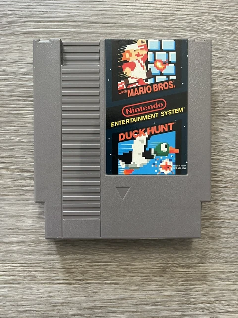 SUPER MARIO BROS Duck Hunt Nintendo NES Original Authentic Tested Game ...