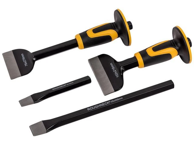 ROUGHNECK TRAVERSIN & Froid Burin Set 4 Pièce ROU31994 EUR 93,22 ...