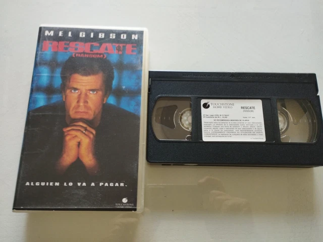 RESCUE MEL GIBSON RANSON 1997 - VHS Bande Cinta Espagnole EUR 24,74 ...