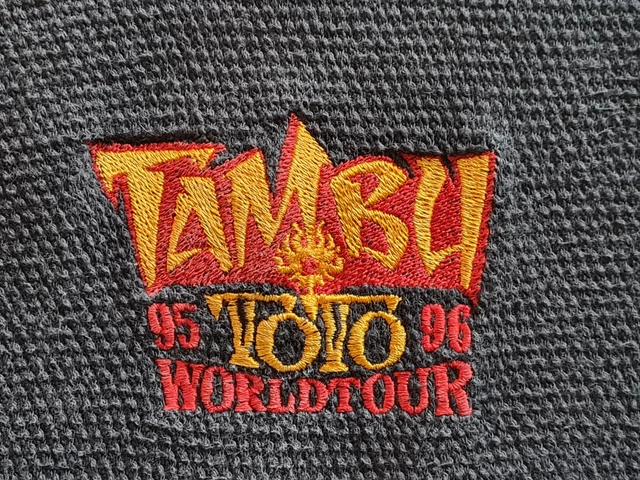 TOTO BAND, ROCK Band, Vintage, Original 1995/96 Tambu World Tour T ...