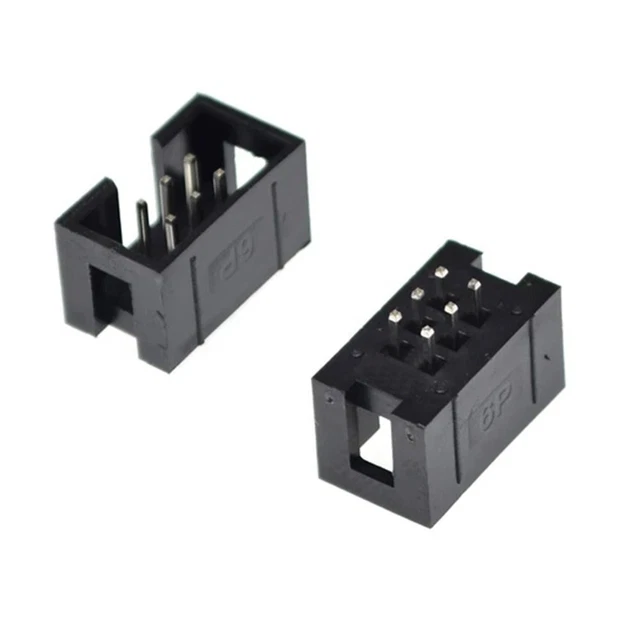 2.54MM PITCH STRAIGHT Idc Box Headers Double Row PCB Connector JTAG ...