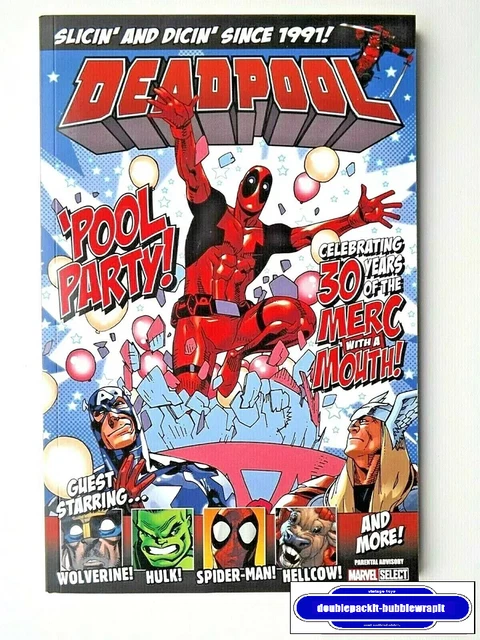 MARVEL DEADPOOL POOL PARTY 30 Years 1991-2021 Panini Bookazine Hulk ...