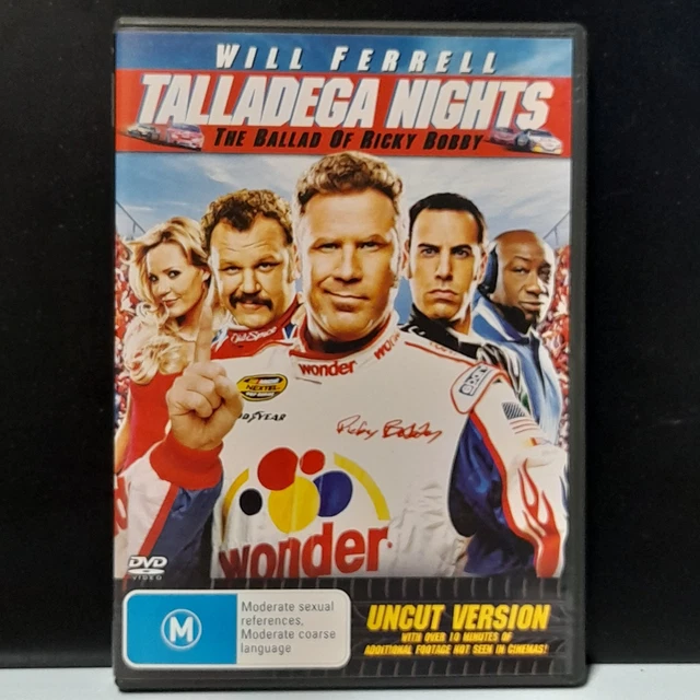 TALLADEGA NIGHTS THE Ballad of Ricky Bobby (DVD, 2006) Rated M PAL ...