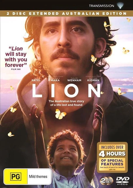 LION (DVD, 2016) Dev Patel, Nicole Kidman, Rooney Mara, Sunny Pawar $8. ...