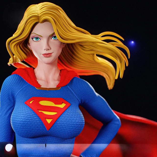 SUPERGIRL NSFW DC Comics | Garage Kit DIY Figure Statue UNPAINTED 3D ...