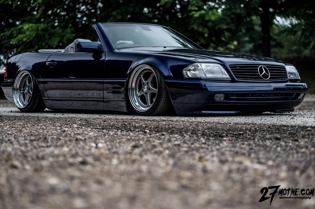 MODIFIED CUSTOM MERCEDES Benz SL R129 airride slammed Show car £10,099. ...