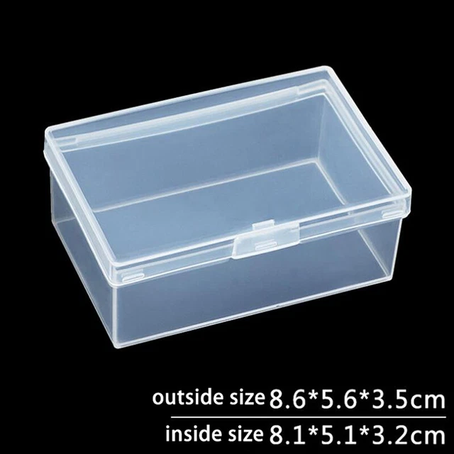 PLASTIC BOX RECTANGULAR Plastic Transparent With Lid Storage Box ...