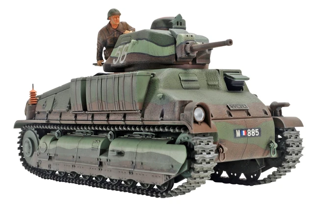 TAMIYA 1/35 SÉRIE De Miniatures Militaires N°344 Char Moyen Français ...