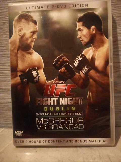 CONOR MCGREGOR VS Brandao UFC: Fight Night Dublin - 2DVD Box Set £7.31 ...