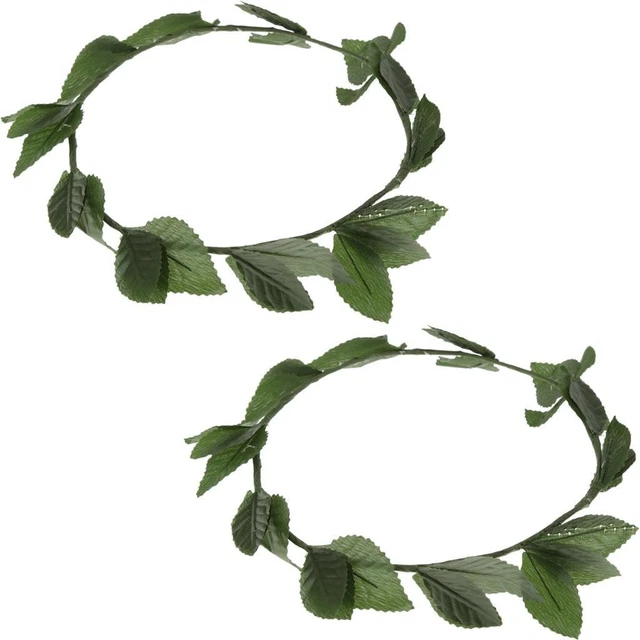 2 PIECES GREEK Roman Goddess Robe Leaves Laurel Wreath Headbands ...