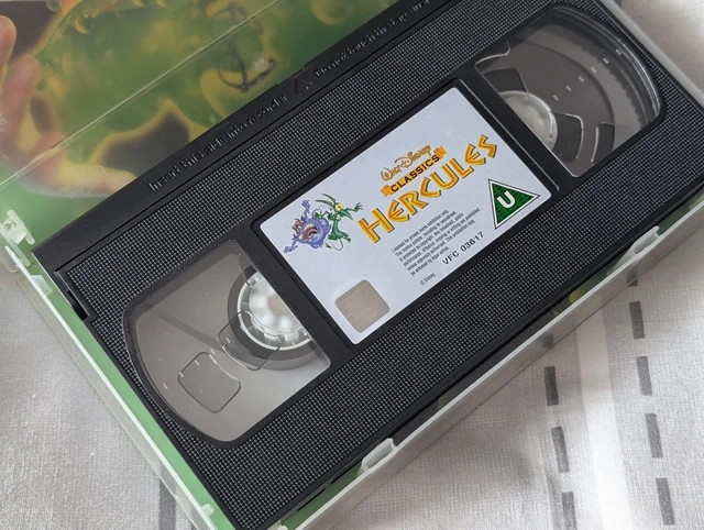 WALT DISNEY'S HERCULES (1997) VHS Video Tape (Tate Donovan, Susan Egan ...