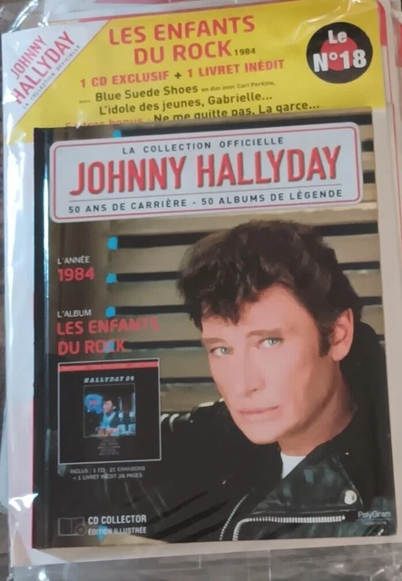 JOHNNY HALLYDAY - Collection officielle, Cd +Livret -Les enfants du ...
