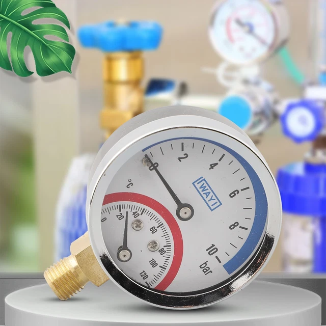 MANOMÈTRE FACILE À installer 0-10bar G1/4 filetage plastique météo 5 ± 0 EUR 13,28 - PicClick FR