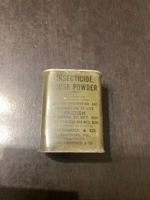 TRÈS RARE US Ww2 Insecticide Powder Grand Modèle Mccornick Original ...