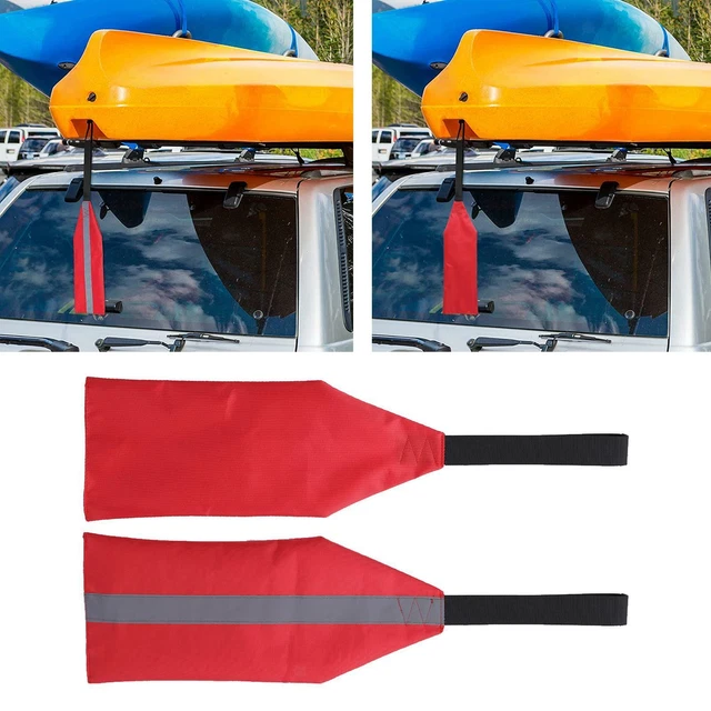 KAYAK SAFETY FLAG Car Cargo Canoe Trailer Warning Flags Signal ...