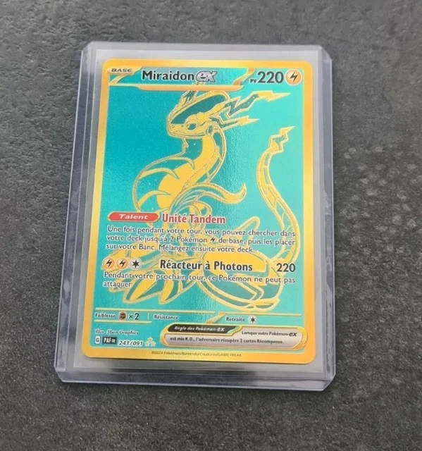 MIRAIDON EX 243/091 destined for Paldea POKEMON card fr newF secret ...